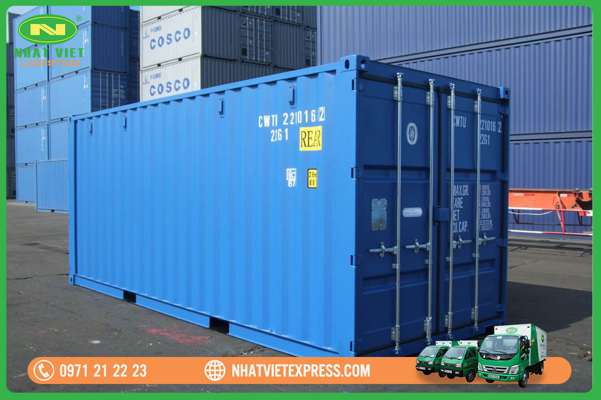 Cont 40 bao nhiêu khối? Kích thước container các loại?