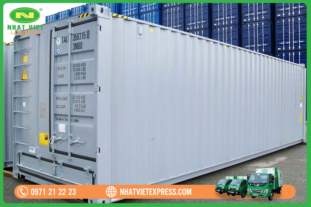 Cont 40 bao nhiêu khối? Kích thước container các loại?