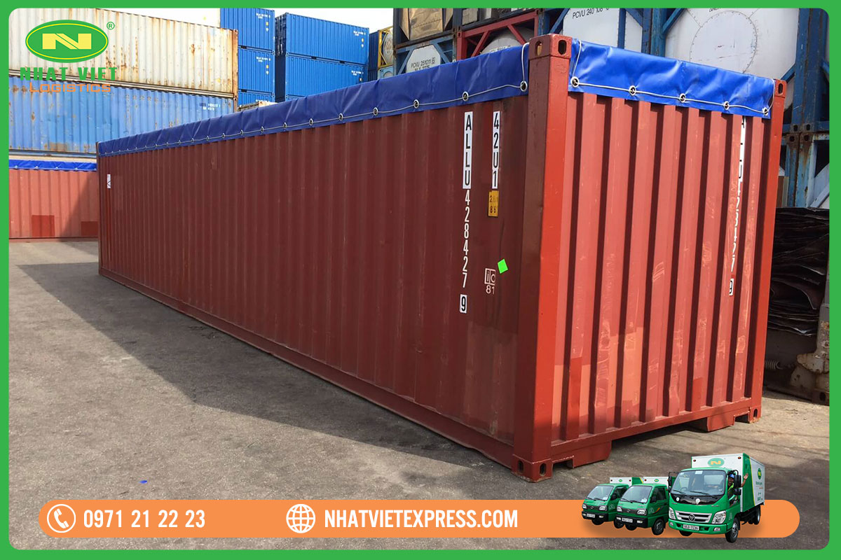 Cont 40 bao nhiêu khối? Kích thước container các loại?